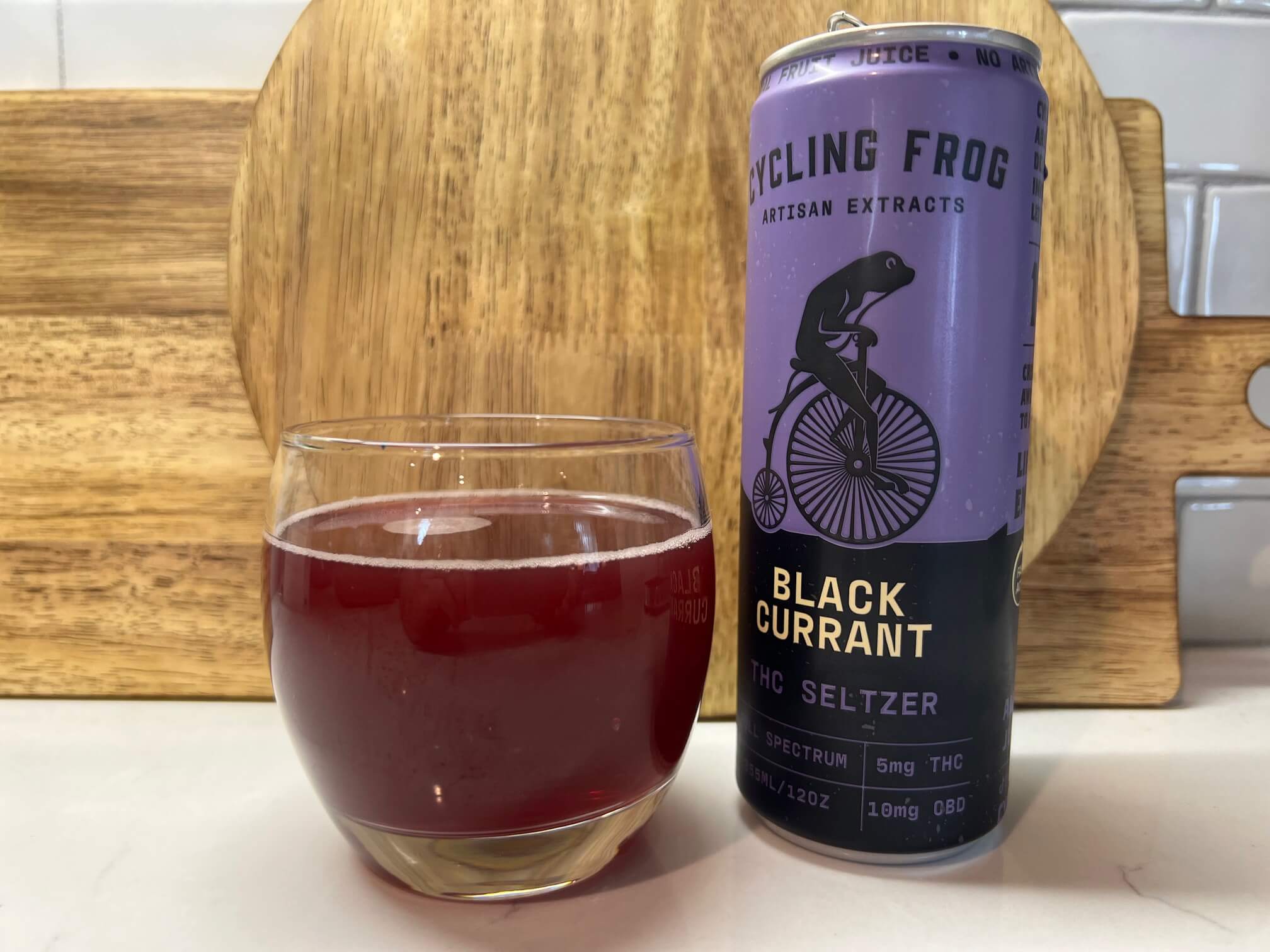 Cycling Frog Black Currant Review - THC Drink Reviews