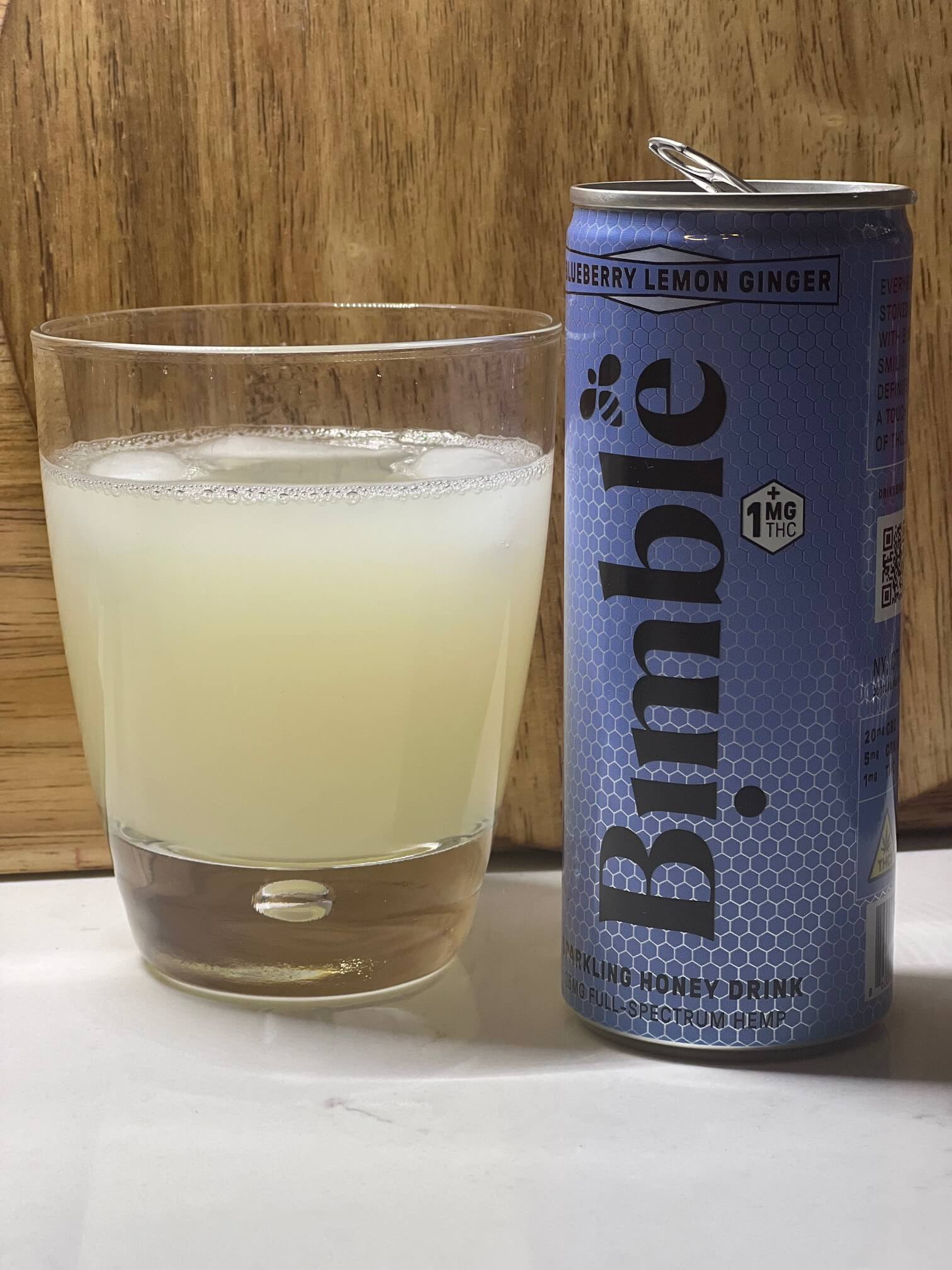 Bimble Blueberry Lemon Ginger Review - THC Drink Reviews